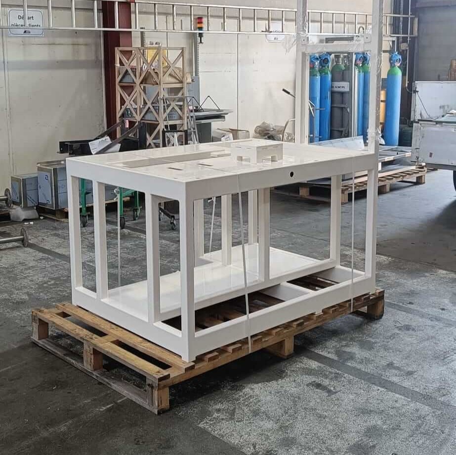 Fabrication d'un châssis pour machine spéciale en acier - Atelier CSR